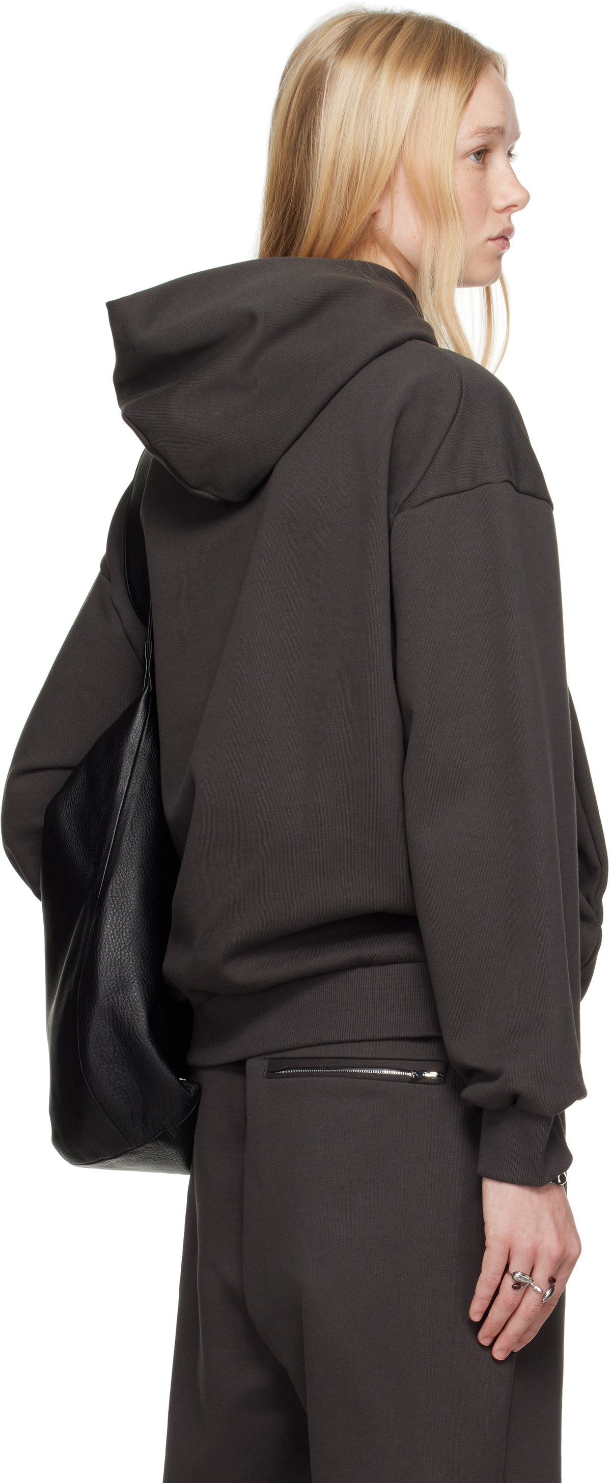 POST ARCHIVE FACTION (PAF) Gray 8.0 Right Hoodie Post Archive Faction