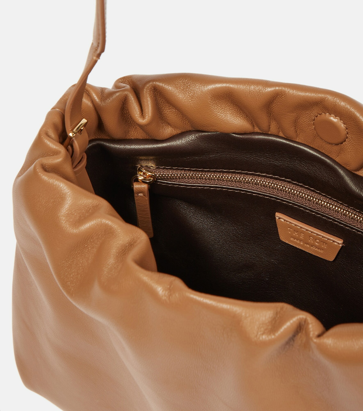 The Row - Bourse Small leather shoulder bag The Row