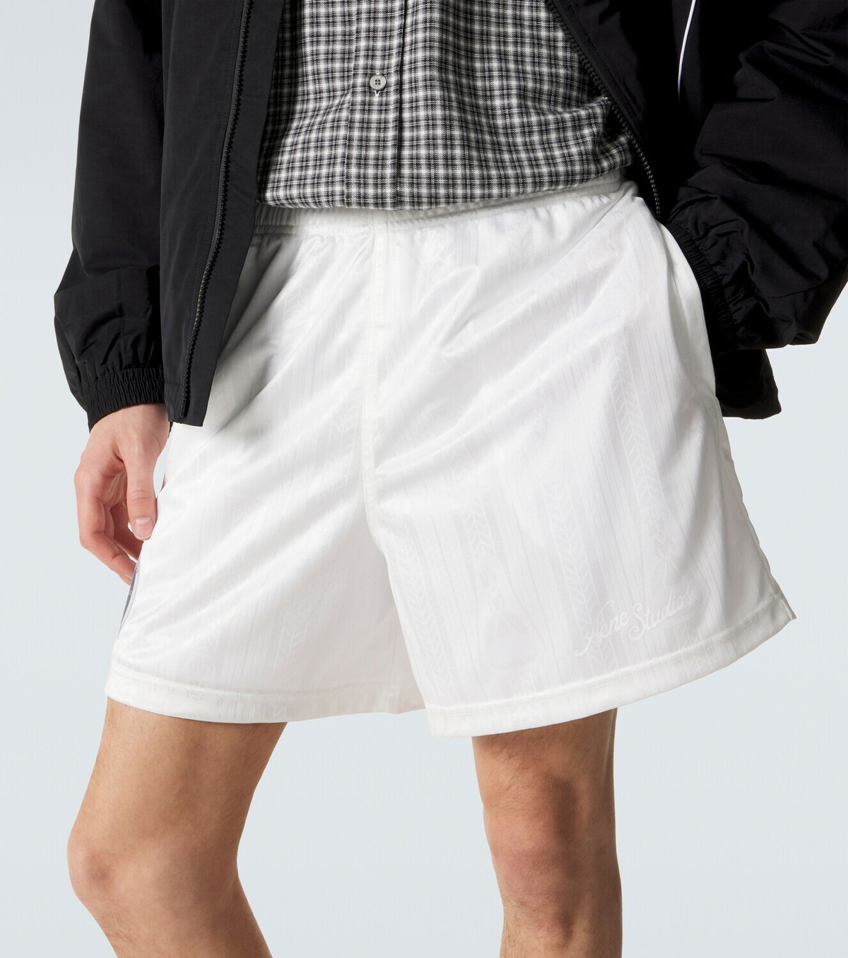 Acne Studios Ronso striped shorts Acne Studios