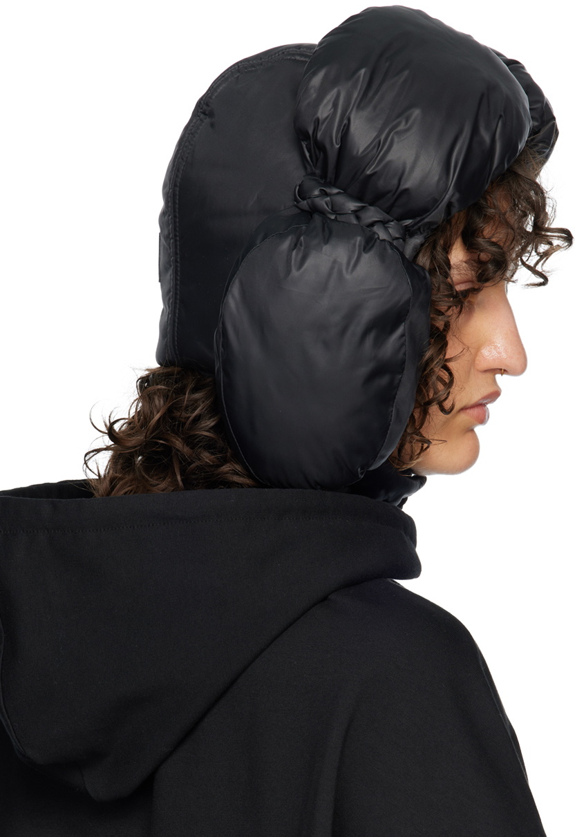 J.KIM Black Ushanka Bucket Hat J.KIM