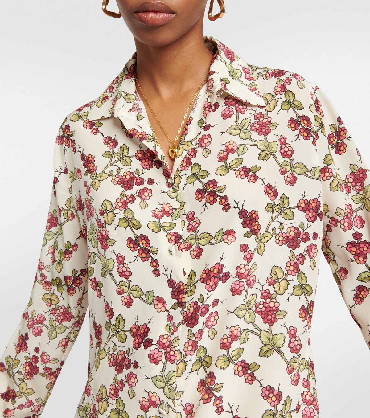 Etro Printed silk shirt Etro