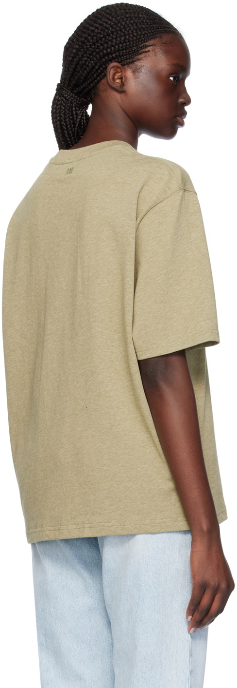 AMI Paris Green Ami de Cœur T-Shirt AMI