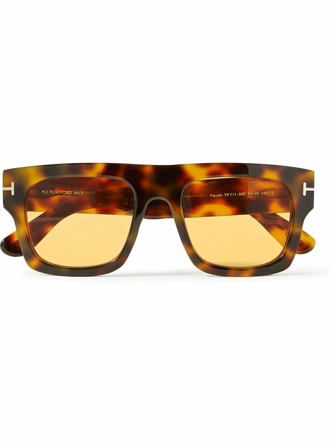 Tom Ford Square Frame Tortoiseshell Acetate Sunglasses Tom Ford