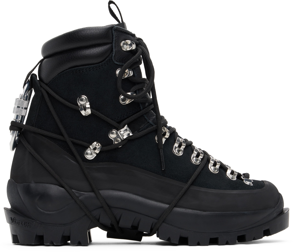 HELIOT EMIL Black Hiking Boots Heliot Emil