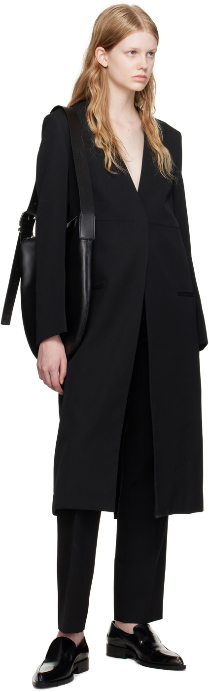 Jil Sander Black Medium Moon Shoulder Bag Jil Sander