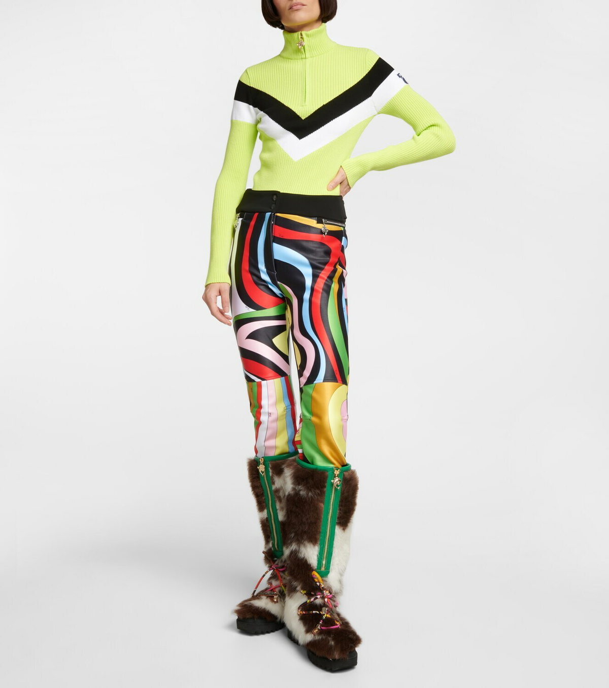 Pucci - Freezy shearling knee-high boots Emilio Pucci