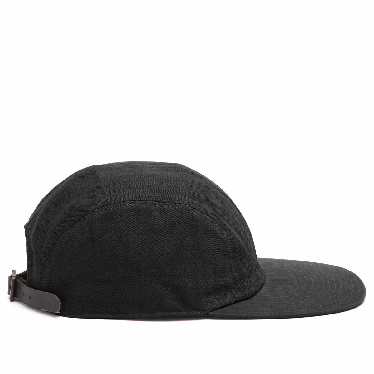 Uniform Bridge Men's Herringbone Twill Ball Cap in Black Uniform Bridge