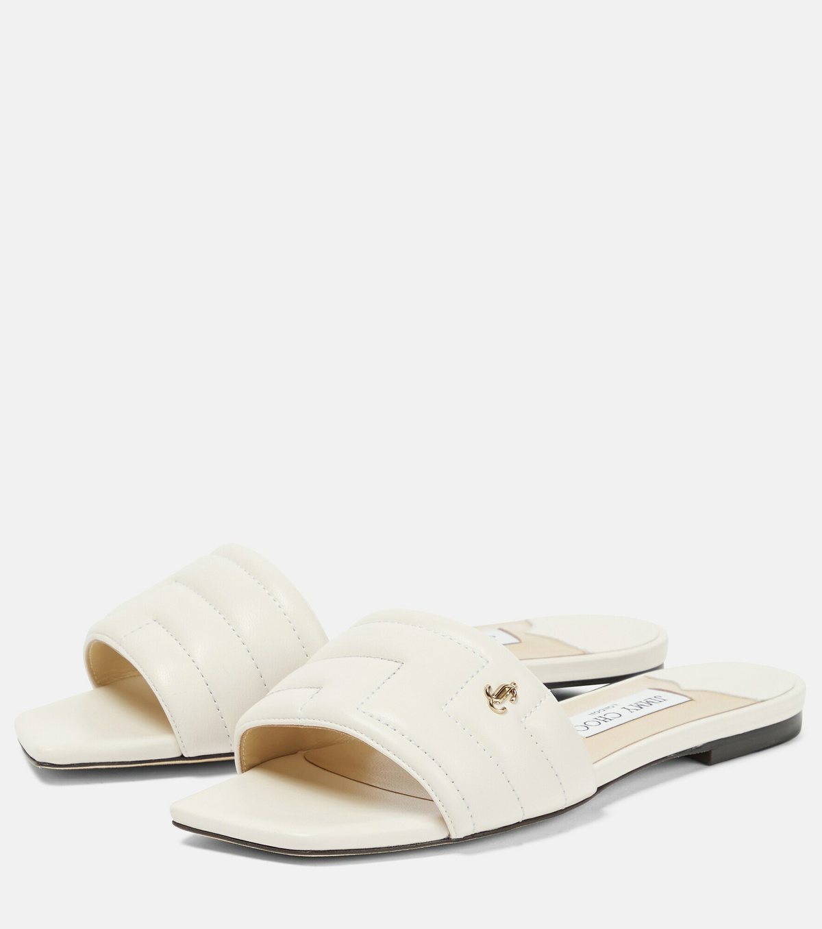 Jimmy Choo - Themis leather slides Jimmy Choo