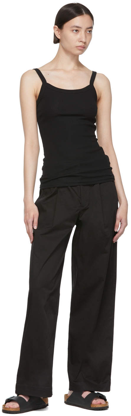 6397 Black Full Break Trousers 6397