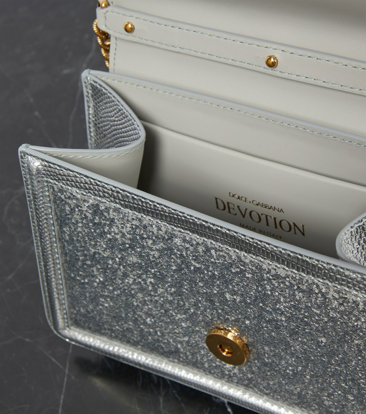 Dolce&Gabbana Devotion Mini leather shoulder bag Dolce & Gabbana