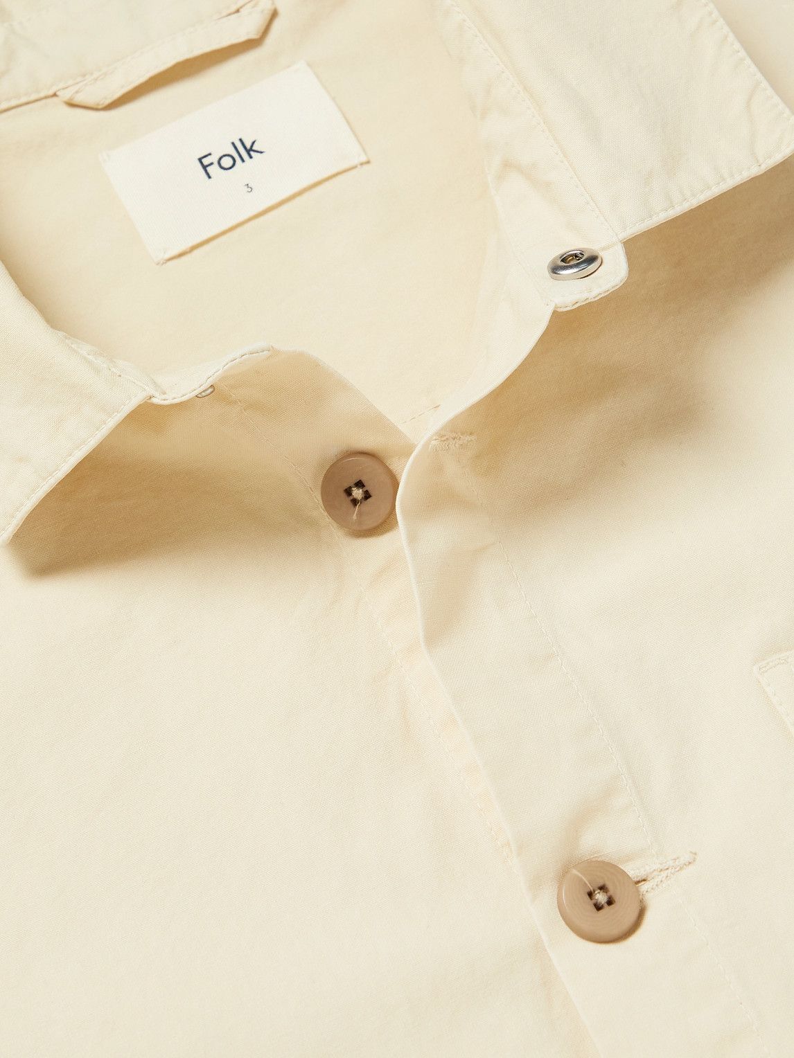 Folk - Assembly Cotton Chore Jacket - Neutrals Folk
