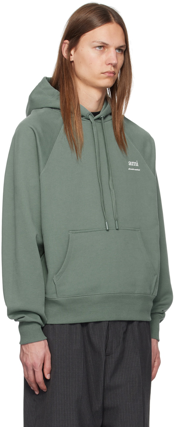 AMI Paris Green 'Ami Alexandre Mattiussi' Hoodie AMI