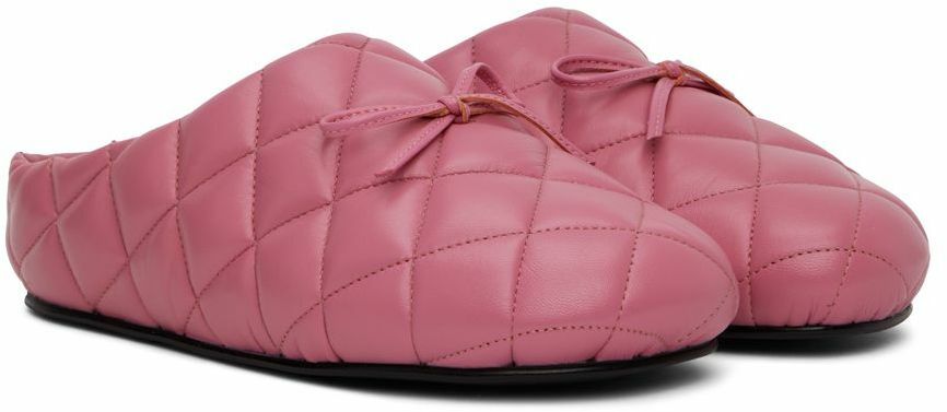 Abra Pink Quilted Loafers ABRA