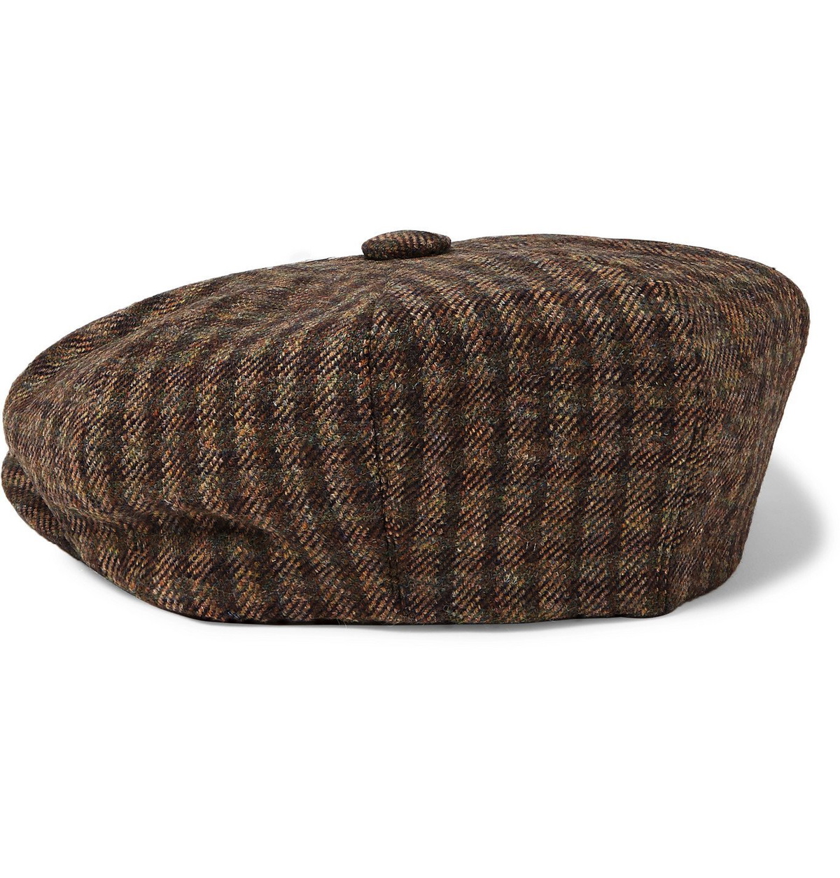 Kingsman - Lock & Co Hatters Checked Wool-Tweed Flat Cap - Brown Kingsman