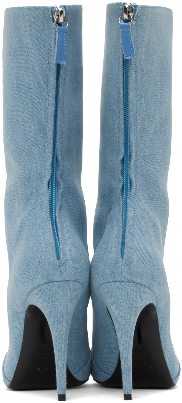 Magda Butrym Blue Sharp Boots Magda Butrym