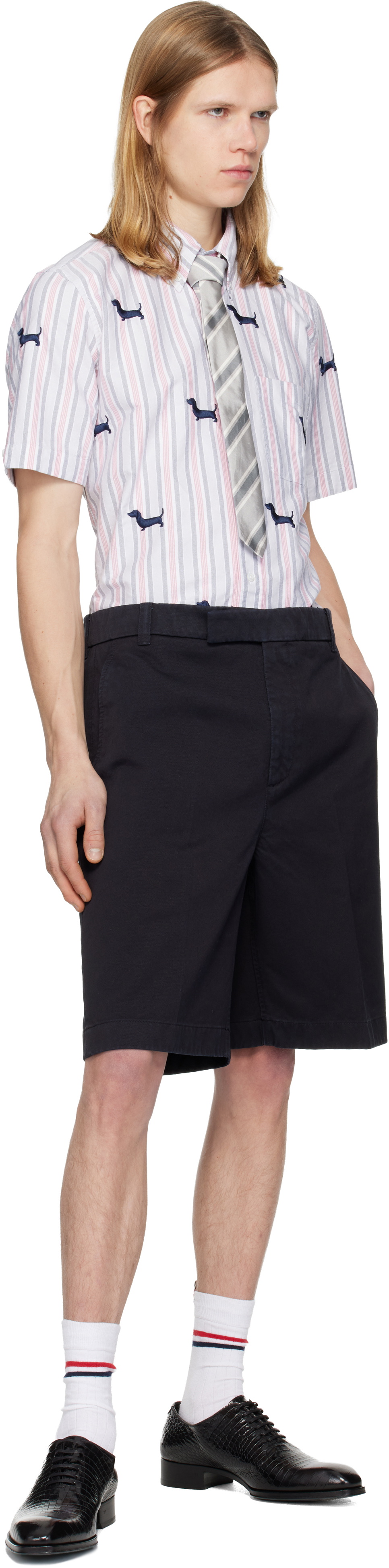 Thom Browne Multicolor Straight Fit BD S/S Shirt Thom Browne