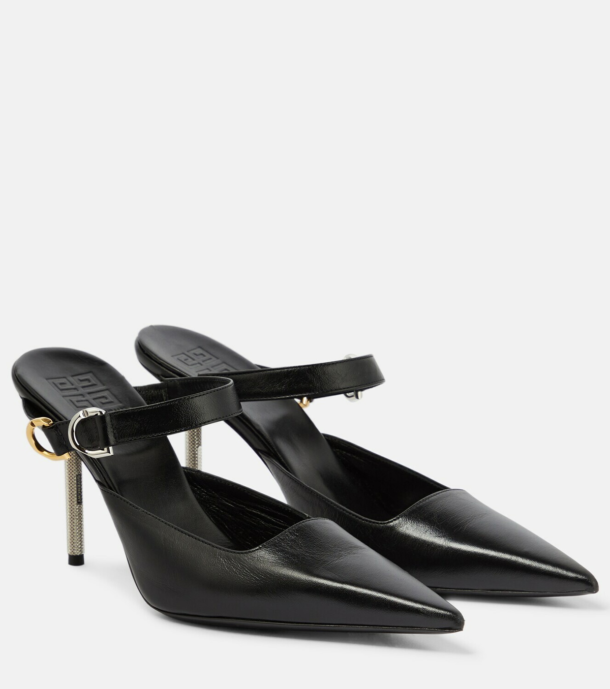 Givenchy - Voyou leather mules Givenchy
