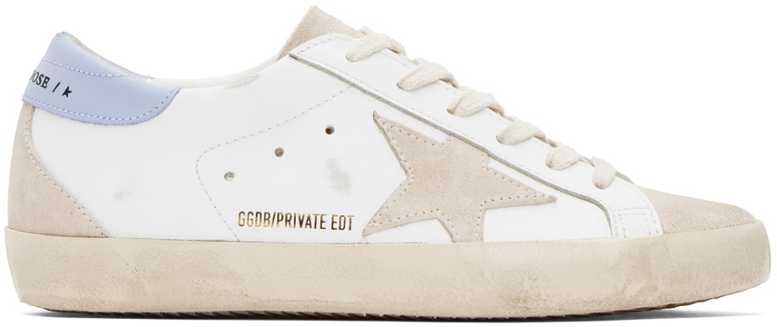 Golden Goose SSENSE Exclusive White Super-Star Sneakers Golden Goose ...