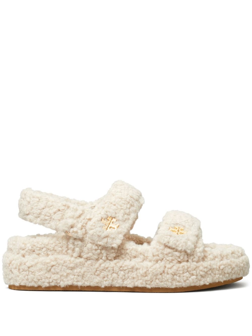 TORY BURCH - Kira Shearling Sandals Tory Burch