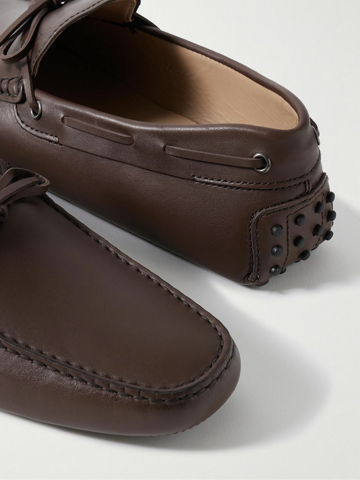 Tod's - City Gommino Leather Driving Shoes - Brown Tod's