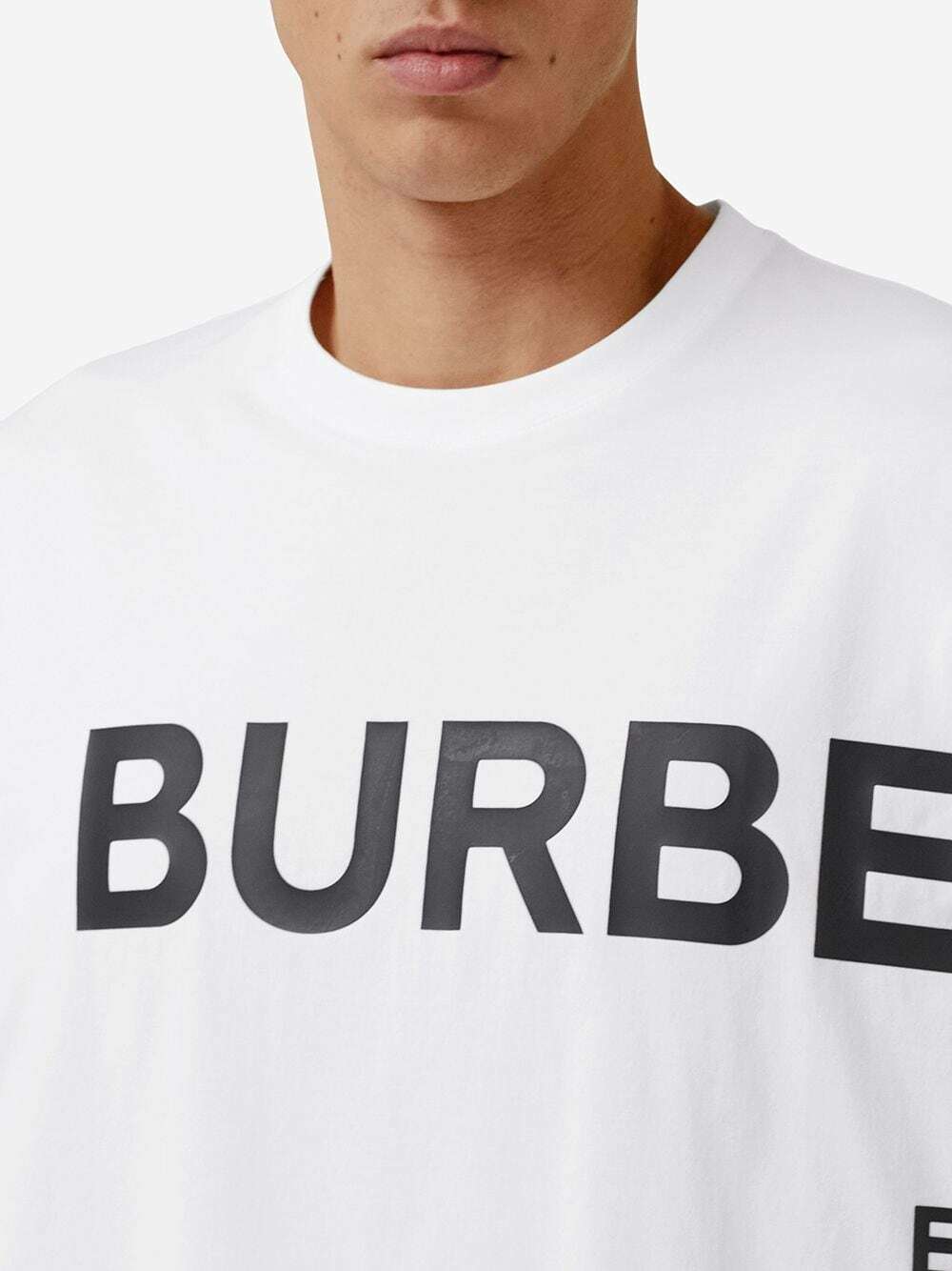 BURBERRY - Horseferry Logo Cotton T-shirt Burberry