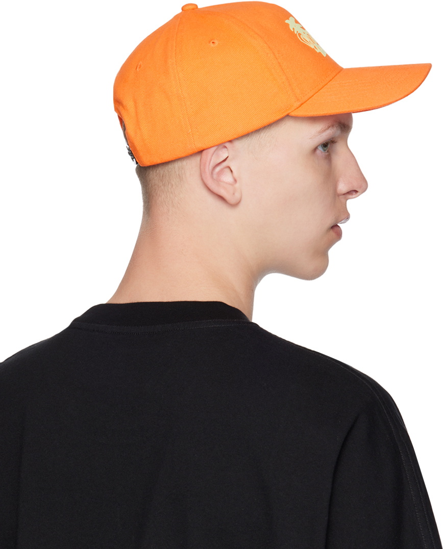 Palm Angels Orange Jimmy Cap Palm Angels
