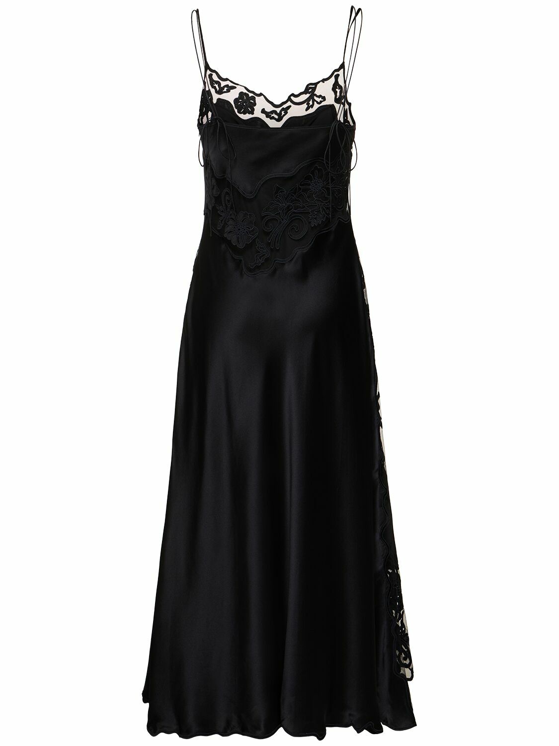 ULLA JOHNSON Lucienne Silk Long Dress Ulla Johnson