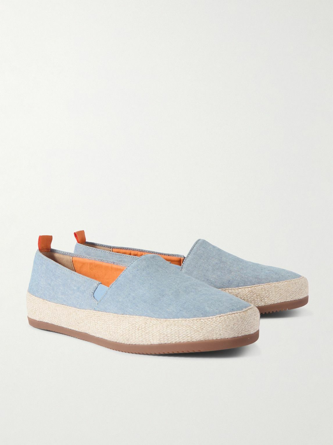 Mulo - Linen Espadrilles - Blue Mulo