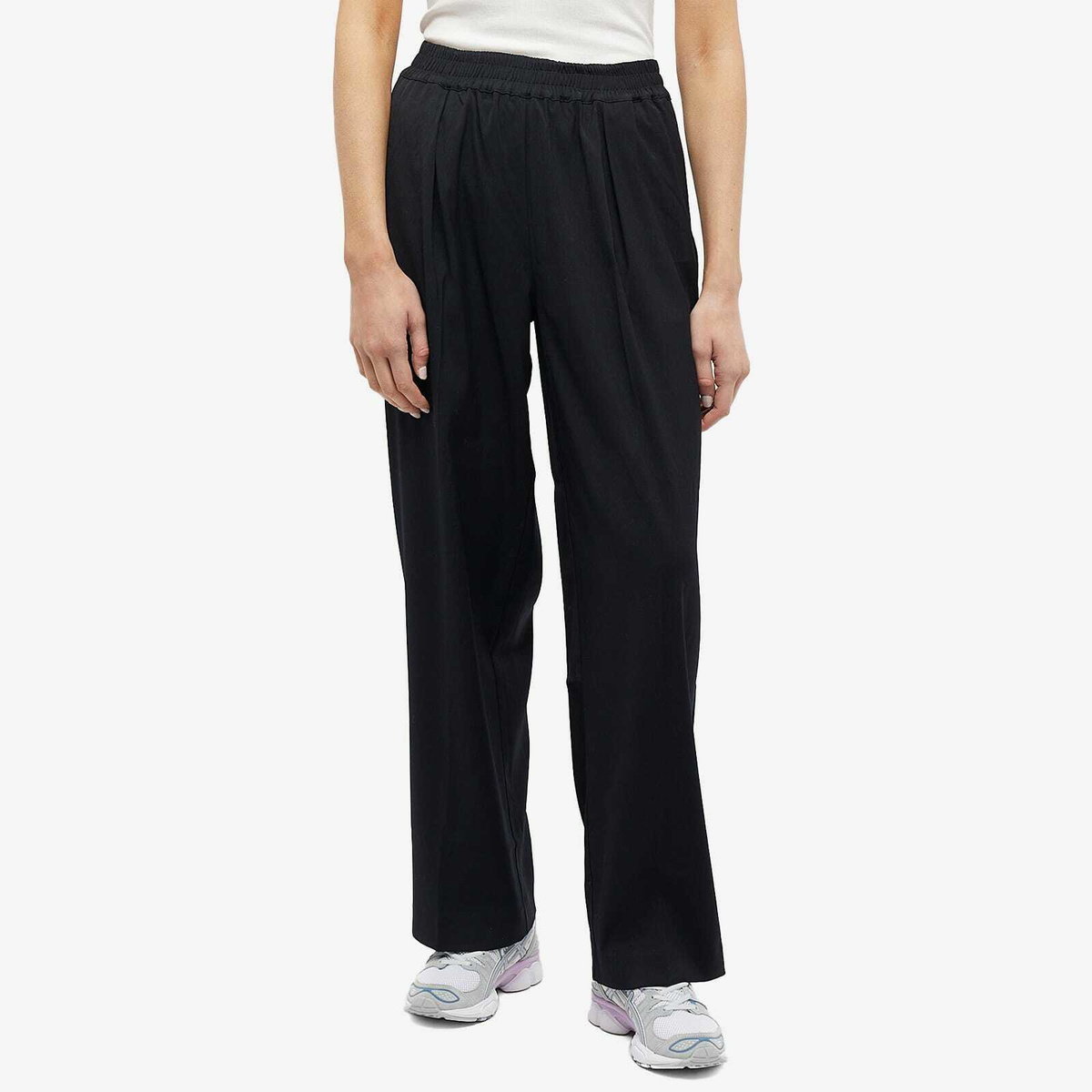 Samsøe Samsøe Women's Julia Wide Leg Trousers in Caviar Samsøe Samsøe
