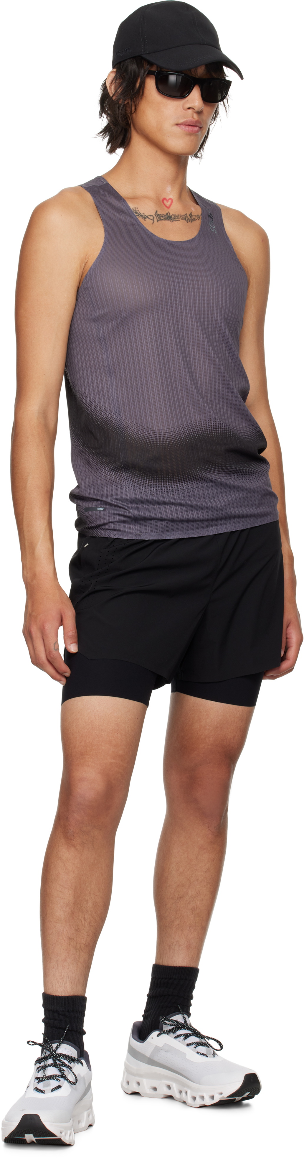 Soar Running Gray Race Tank Top Soar Running