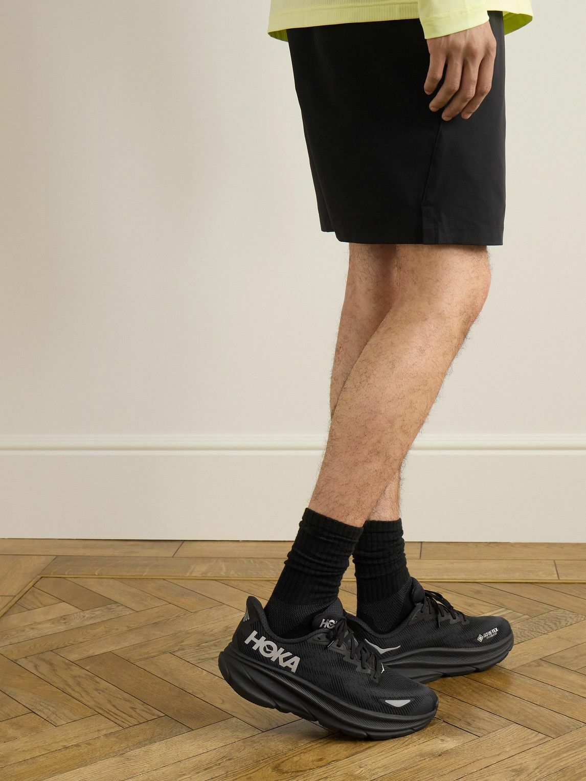 Hoka - Clifton 9 Rubber-Trimmed Recycled-GORE-TEX® Invisible Fit ...