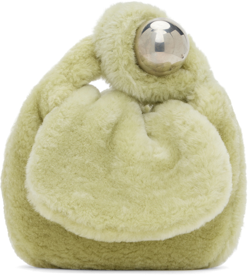 Jil Sander Green Small Sphere Pouch Jil Sander