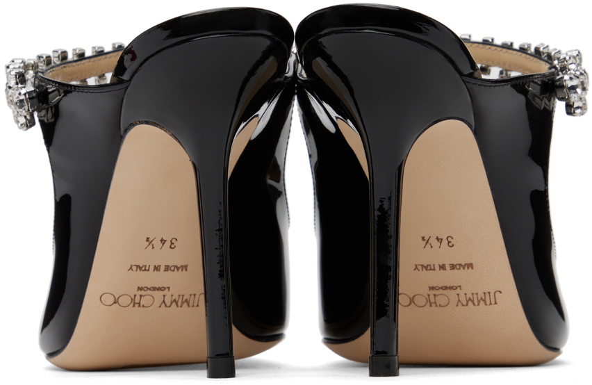 Jimmy Choo Black Bing 100 Mules Jimmy Choo