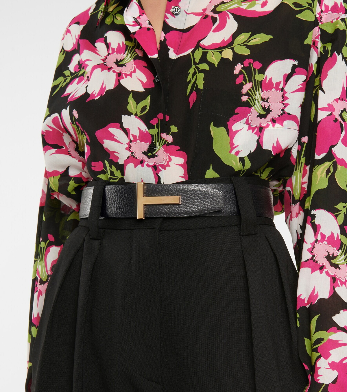 Tom Ford - Monogram leather belt TOM FORD