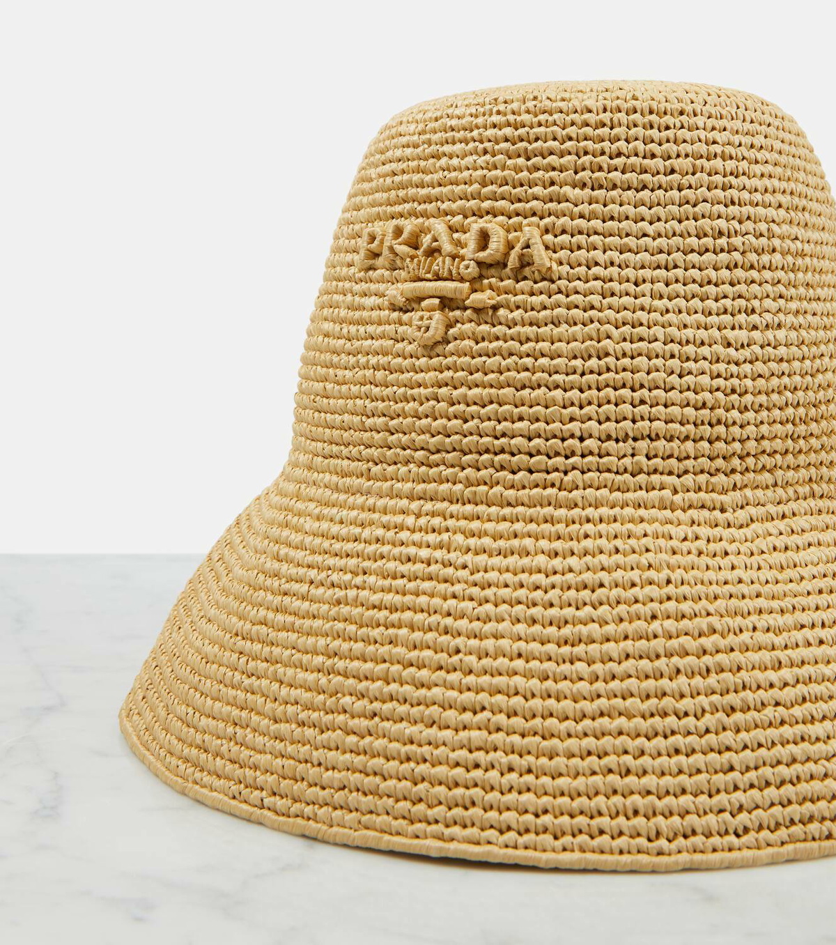 Prada Logo crochet hat Prada