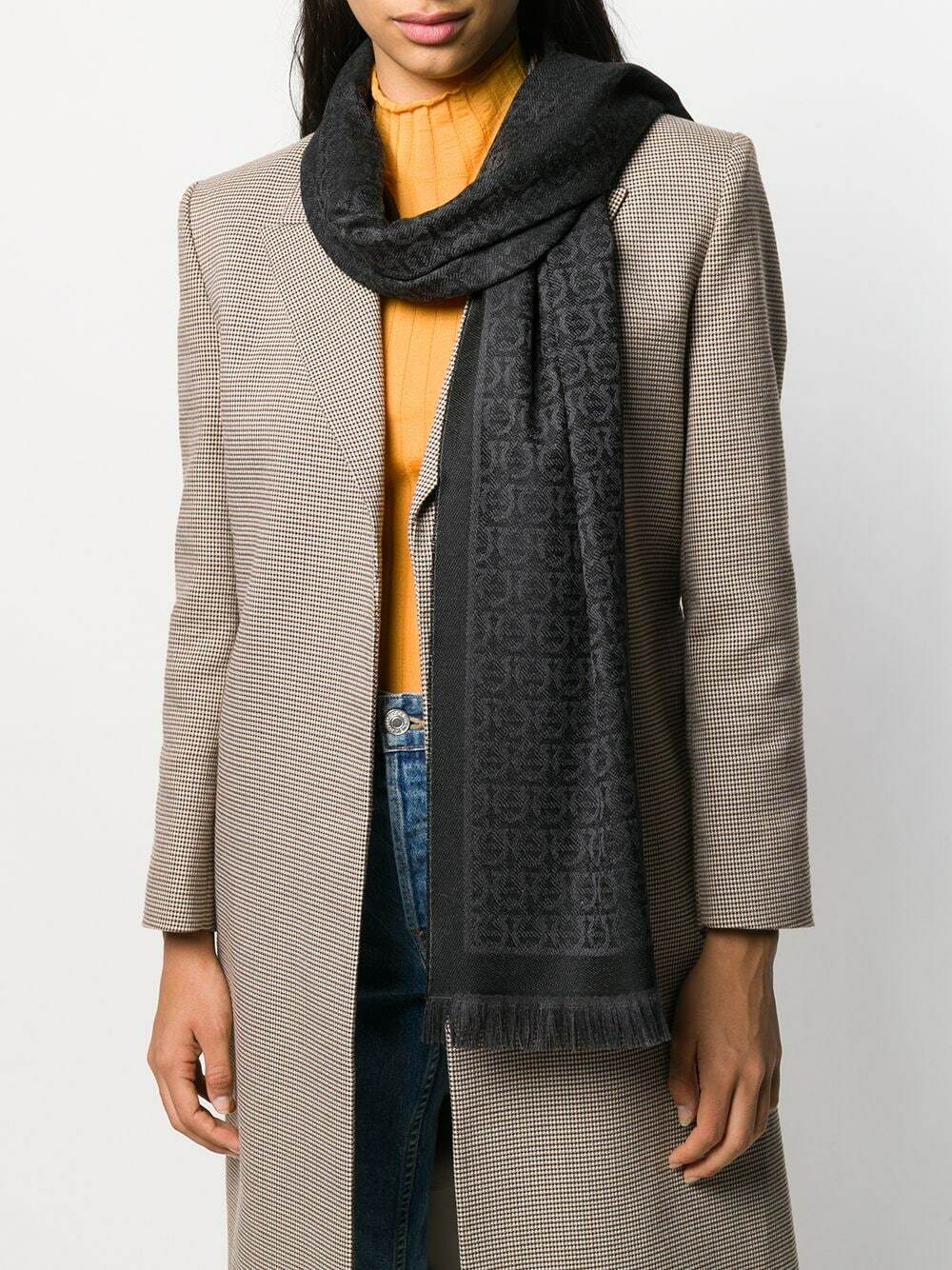 FERRAGAMO - Gancini Wool Scarf Salvatore Ferragamo