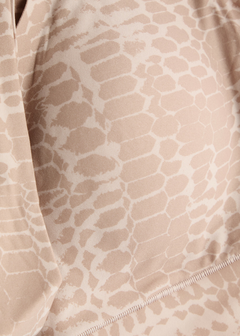 Chantelle Python-effect Stretch-polyamide Bralette Beige Chantelle