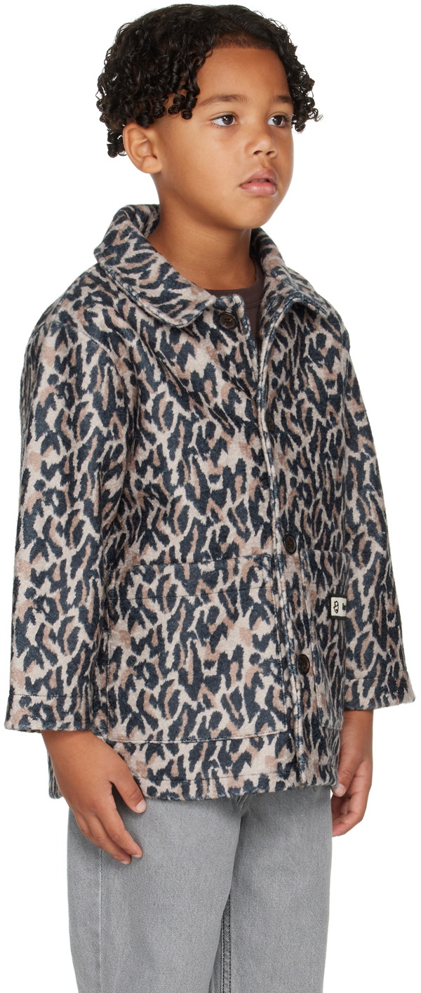 Wynken Kids Beige Daily Long Bomber Jacket Wynken