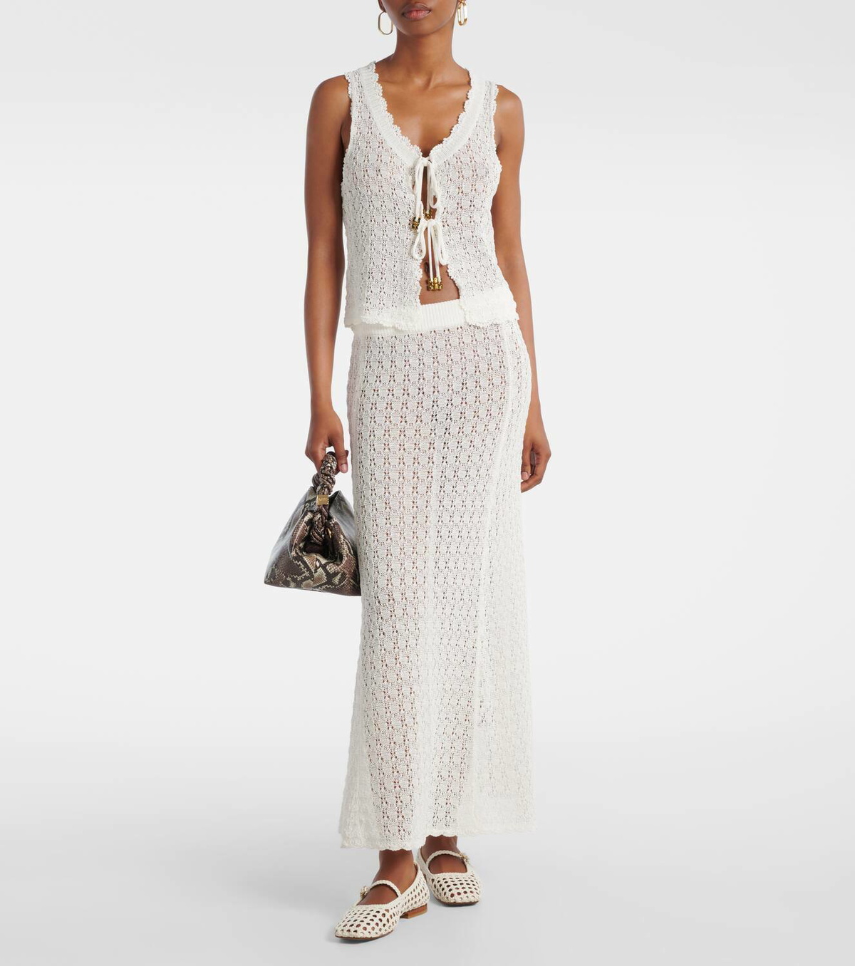 Ganni Crochet top GANNI