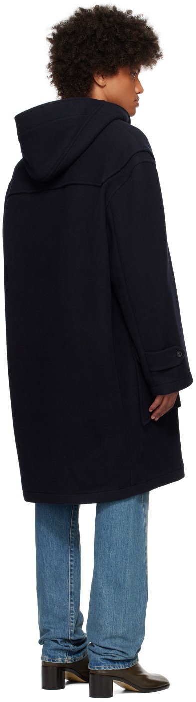 Maison Margiela Navy Toggle Coat Maison Margiela