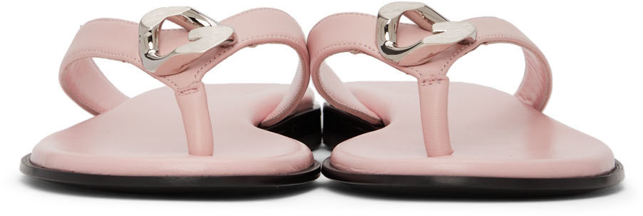 Givenchy Pink G Chain Buckle Sandals Givenchy