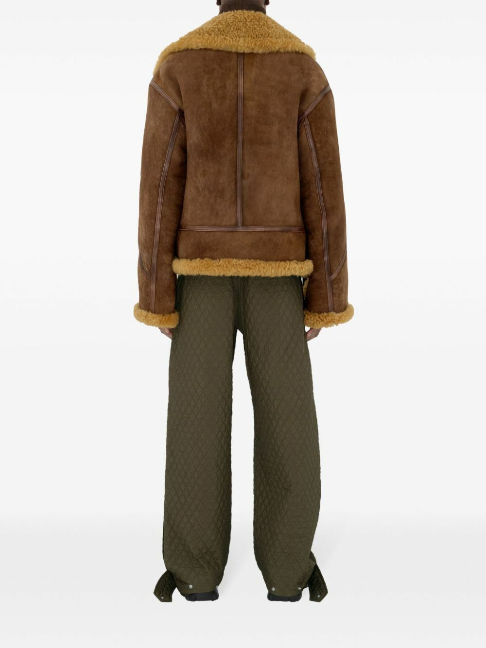Burberry Shearling Aviator Jacket Burberry