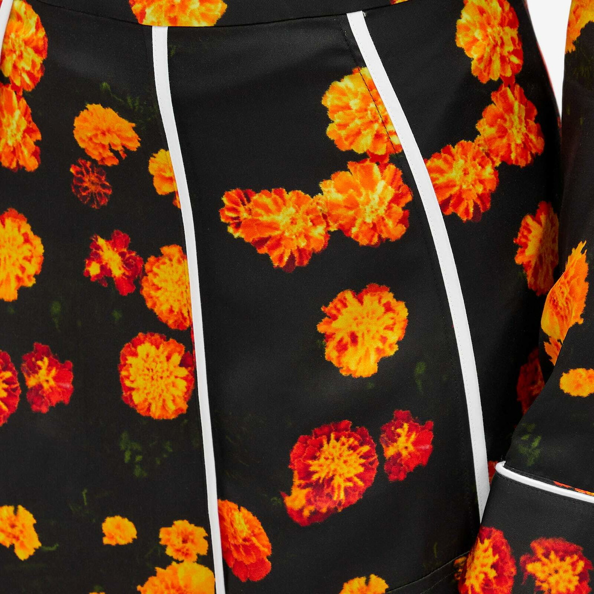 Wales Bonner Women's Hope Skirt in Marigold Flowers Wales Bonner