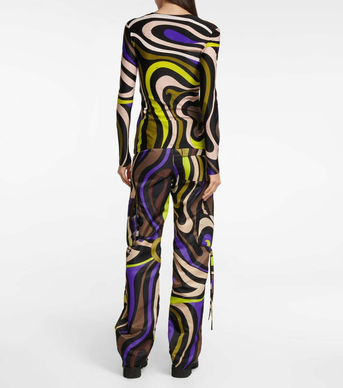 Pucci - Printed jersey top Emilio Pucci