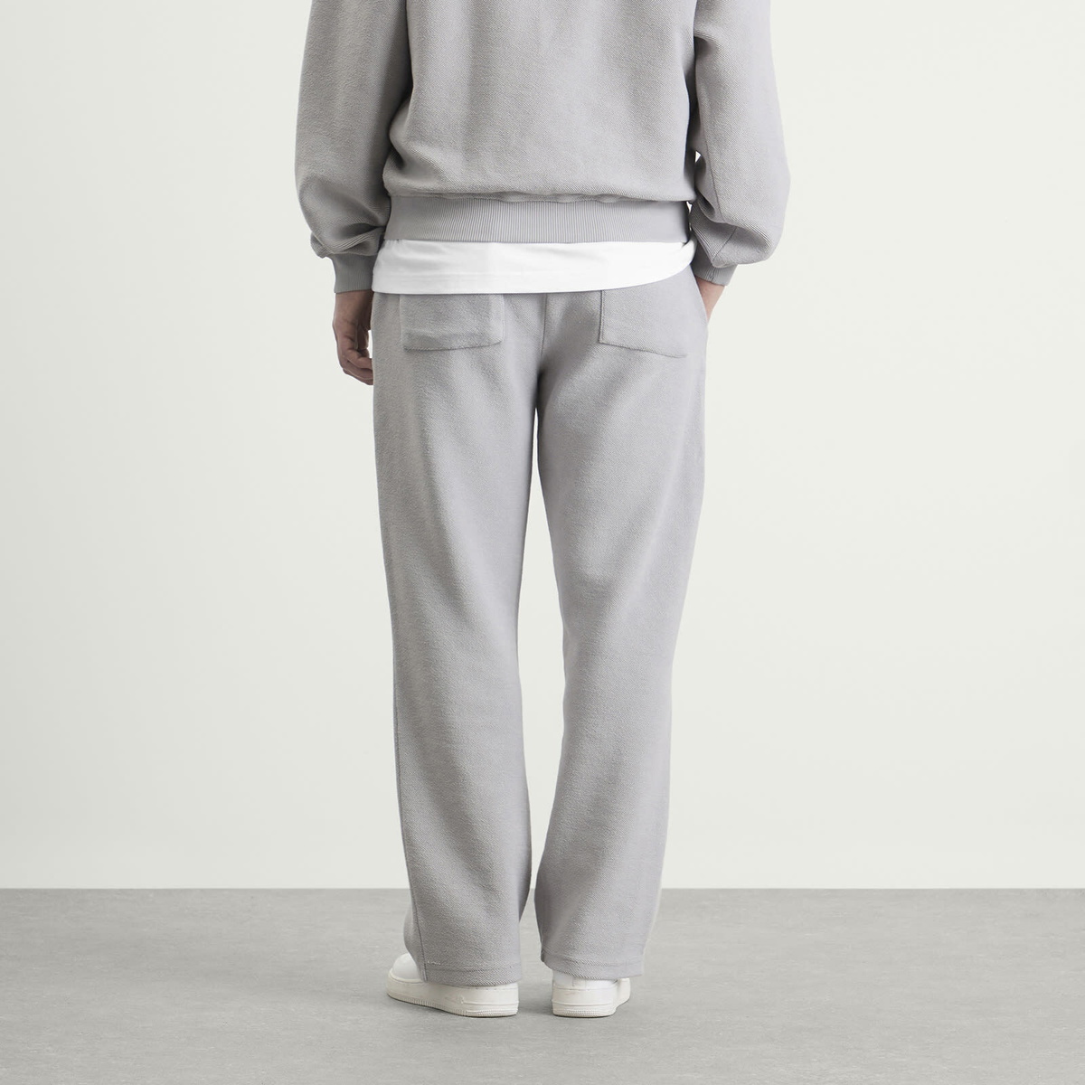 ANNIE HOOD Men's Inside Out College Straight Joggers in Washed Grey ...