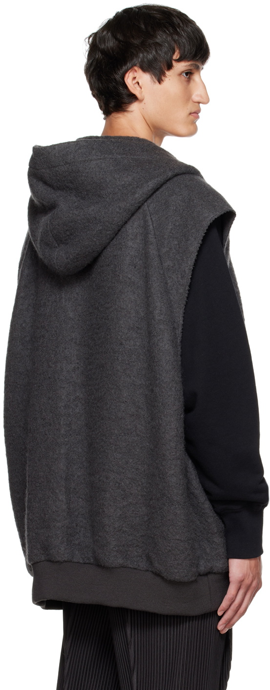 Undercover Gray Open Hoodie Undercover