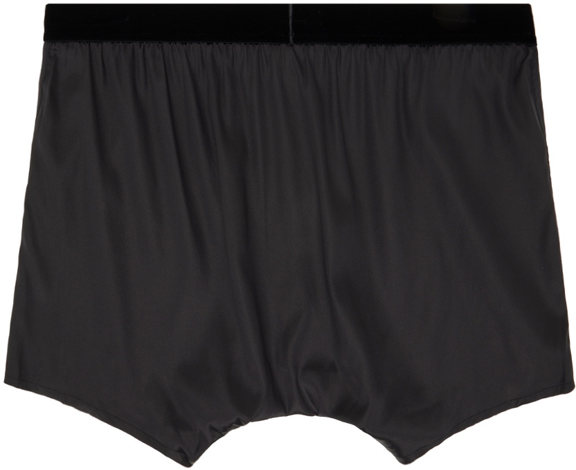 TOM FORD Black Silk Boxers TOM FORD