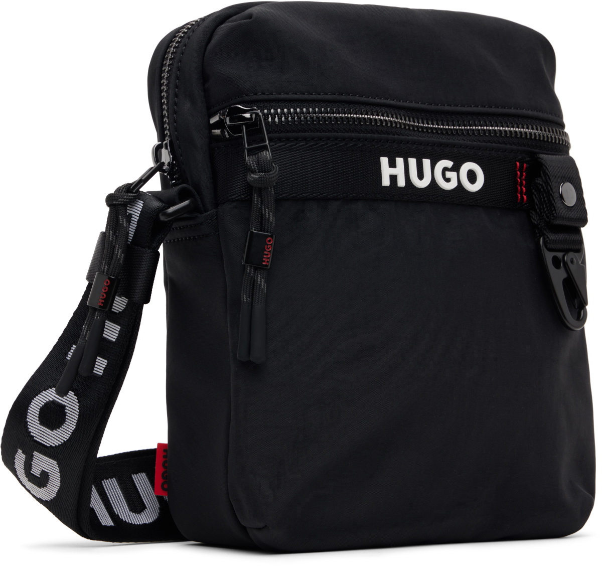 Hugo Black Zip Bag Hugo Boss