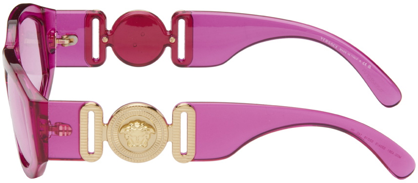 Versace Pink Medusa Biggie Sunglasses Versace