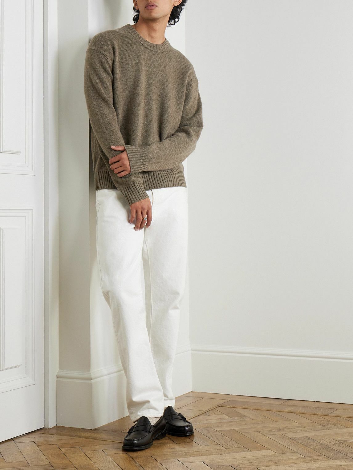 FRAME - Cashmere Sweater - Brown Frame Denim